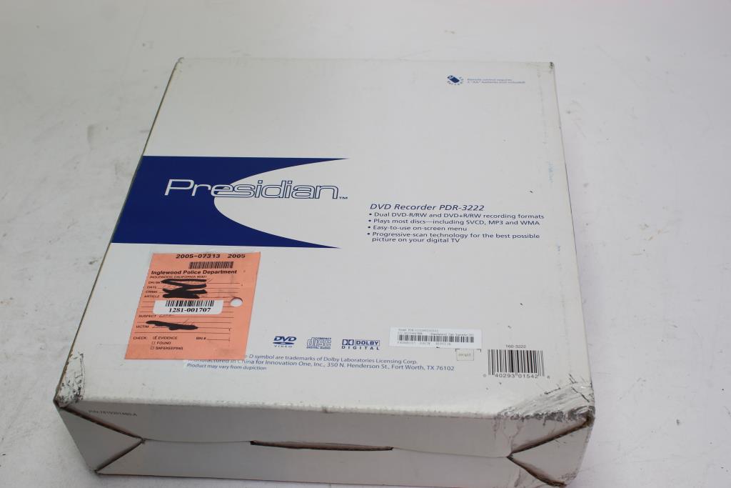 Presidian DVD Recorder | Property Room