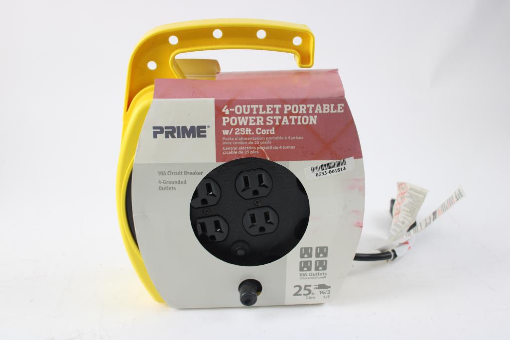 Prime 4-Outlet Portable Power Station, 25ft. | Property Room