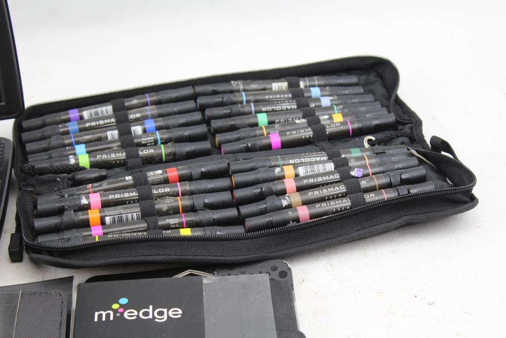 Prismacolor Markers, Rca Dvd Player, Tablet Cases: 4 Items | Property Room