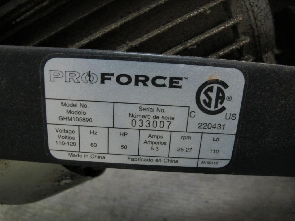 Pro Force Cement Mixer, ***FLORIDA APPT ONLY*** | Property Room