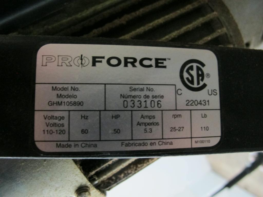 Pro Force Cement Mixer, ***FLORIDA APPT ONLY*** | Property Room