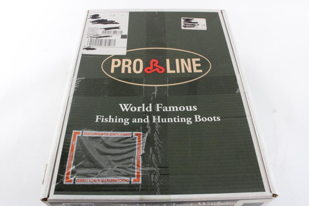 Pro Line Men's Rubber Chest Wader, Size 12 | Property Room