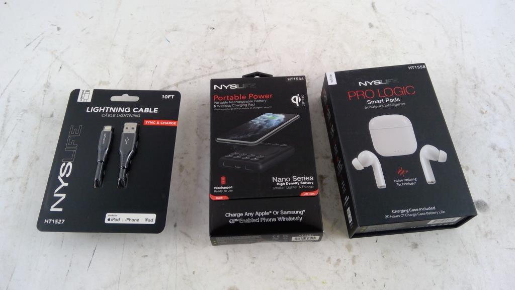Pro Logic Smart Pods Earbuds And More 3 Pieces | Property Room