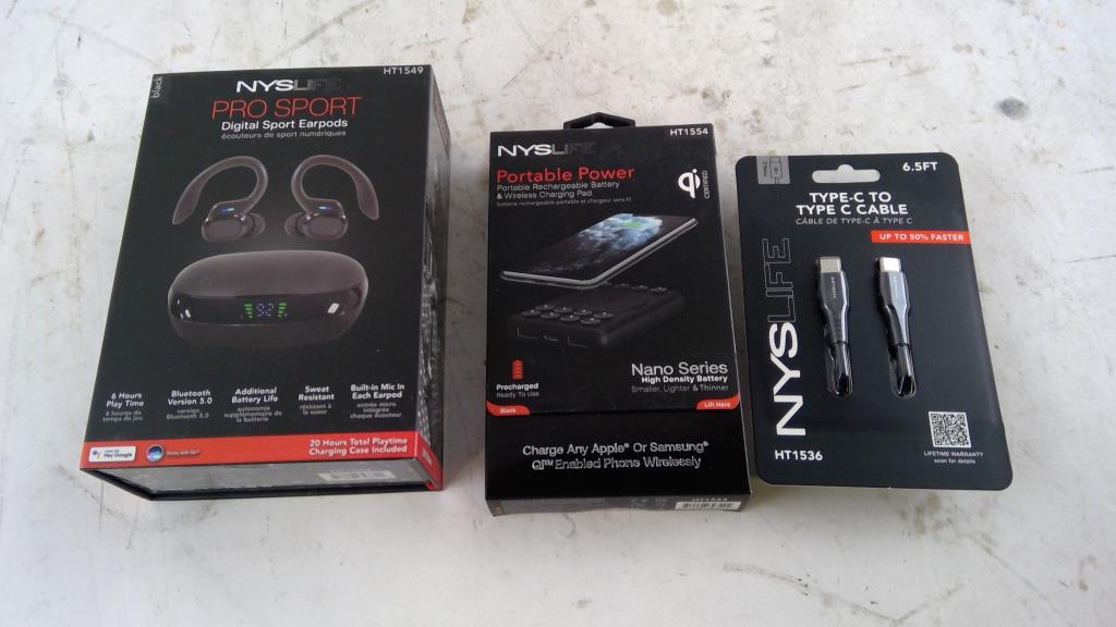 Pro Logic Smart Pods Earbuds And More 3 Pieces | Property Room