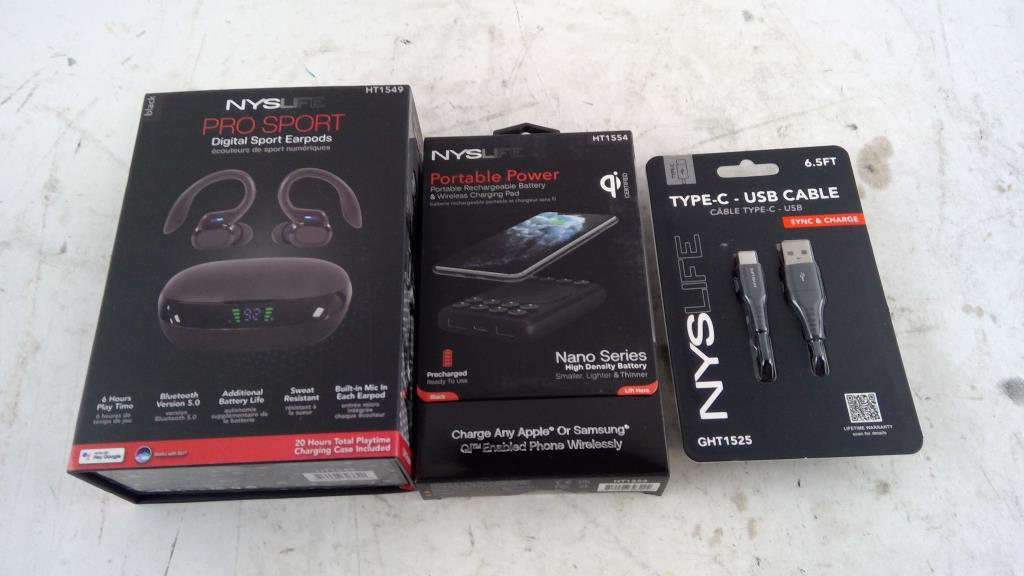 Pro Logic Smart Pods Earbuds And More 3 Pieces | Property Room