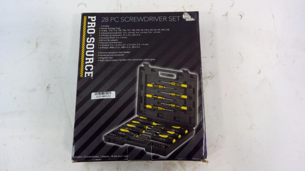 Pro Source 28 PC Screwdriver Set | Property Room