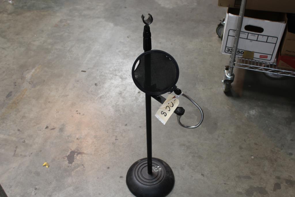 ProLine Microphone Stand With Pop Filter | Property Room