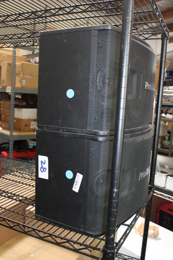 Pro-main Dual 400w High Quallity Sound Speakers | Property Room