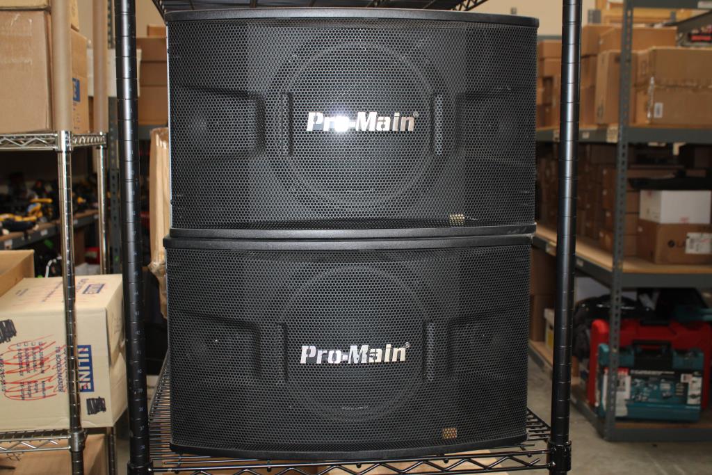 Pro-main Dual 400w High Quallity Sound Speakers | Property Room