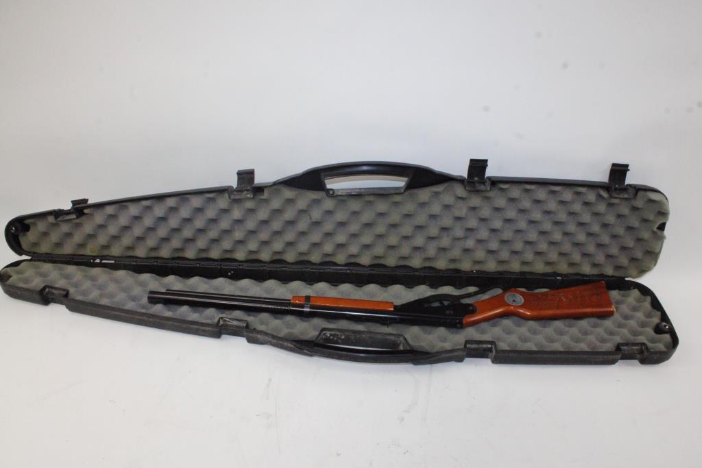 Protector Black Hard Rifle Case With Daisy Red Ryder Airsoft Rifle ...