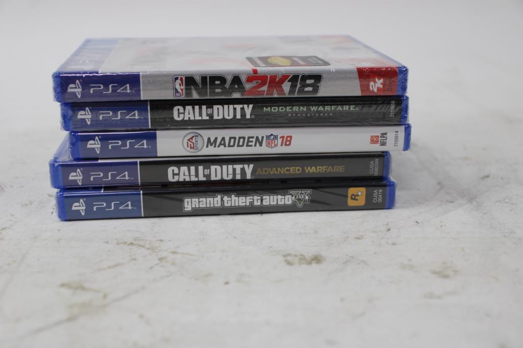 PS4 Games, 5 Pieces | Property Room
