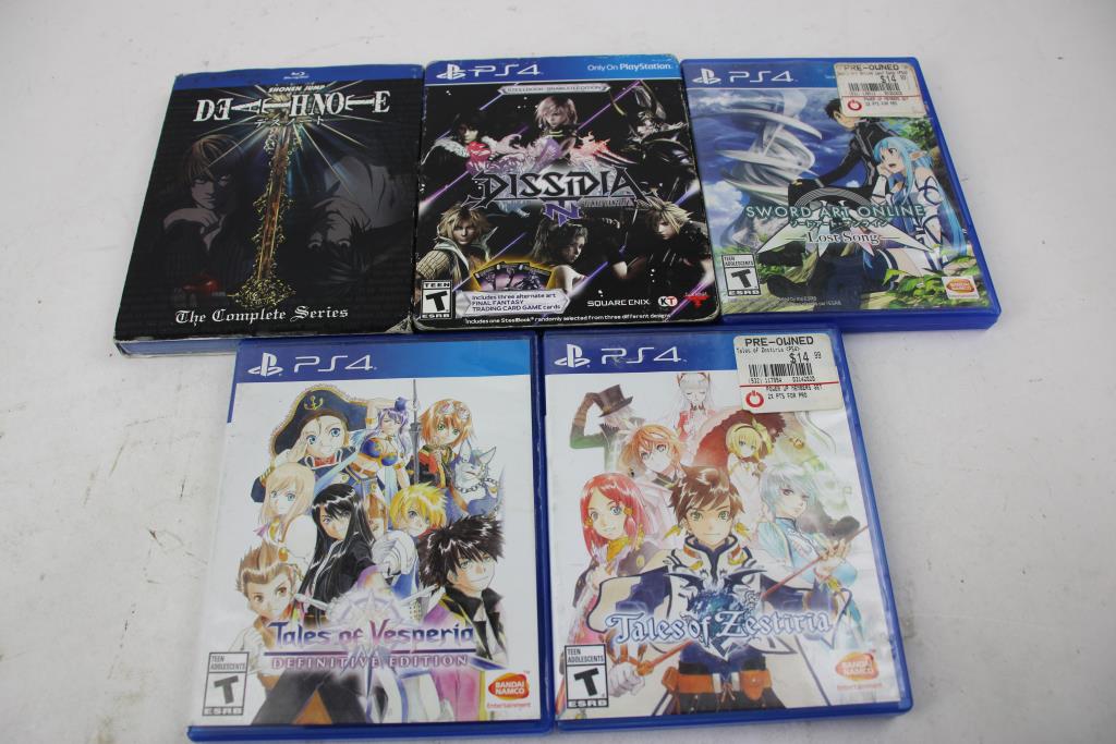 PS4 Games, Sword Art Online: Lost Song, Tales Of Zestiria, And More ...