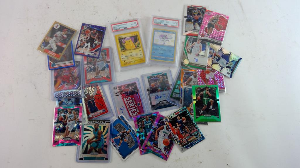 PSA Graded Pokemon Cards & Sports Cards, 20+ Pieces | Property Room