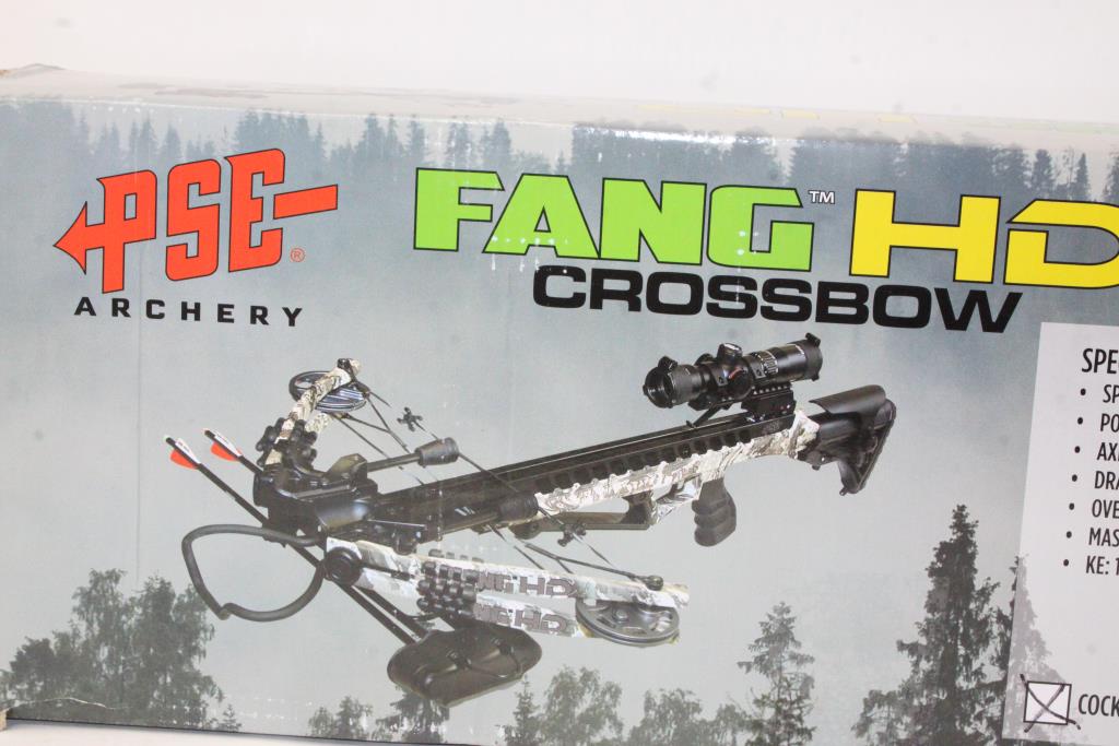 Pse Archery Fang HD Crossbow Package- Up To 405 FPS- 5 Bolt Quiver- Adjustable Buttstock- W Dual ...