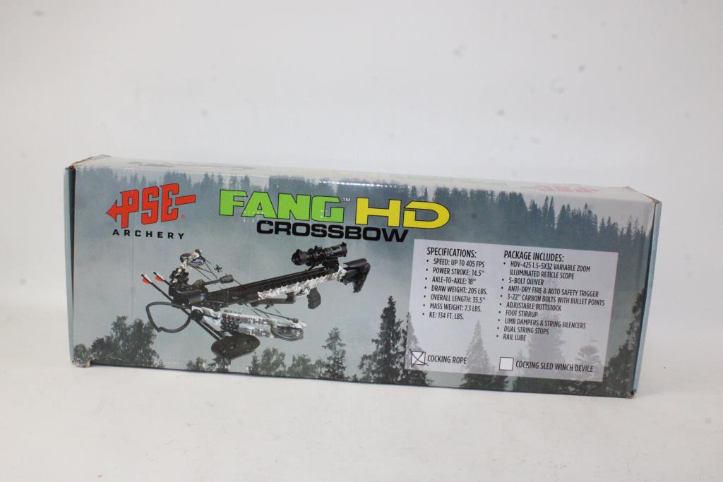 Pse Archery Fang HD Crossbow Package- Up To 405 FPS- 5 Bolt Quiver ...