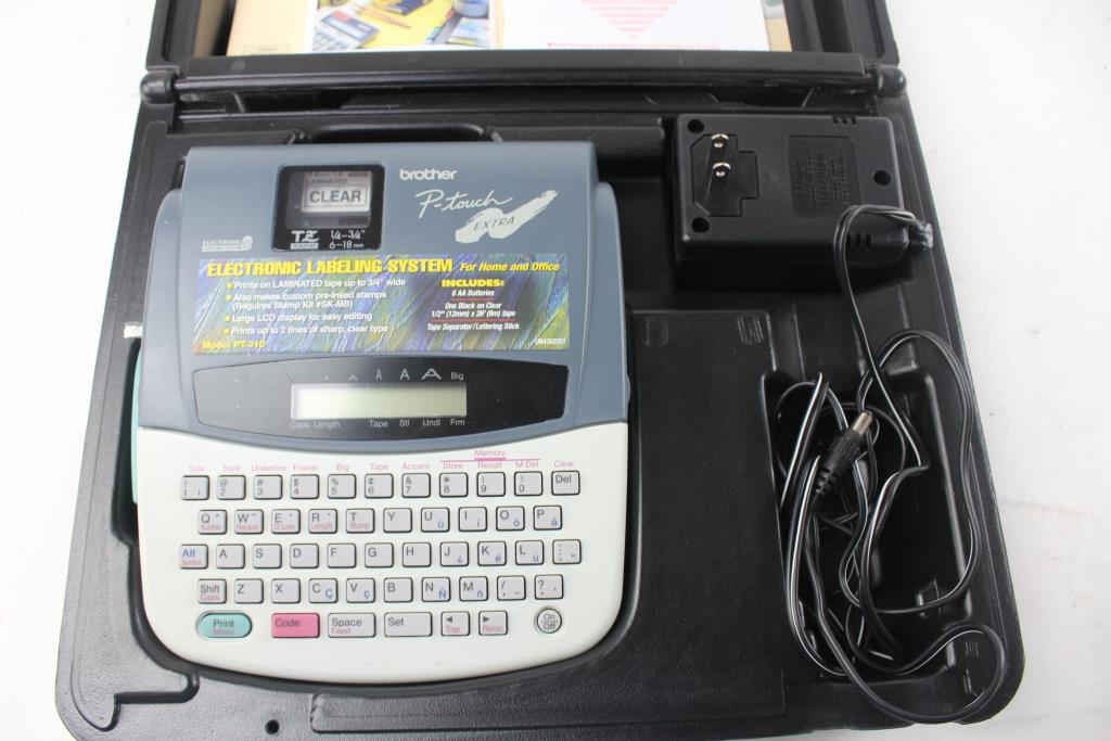 P-Touch Extra Electronic Labeling System | Property Room