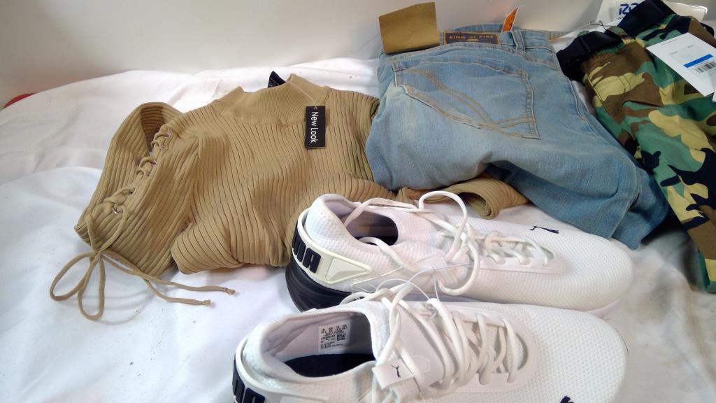Puma Athletic Shoes, Ring Of Fire Jeans, And More, 9+ Pieces | Property ...
