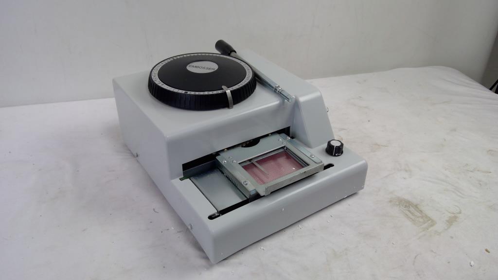 PVC Card Embosser | Property Room