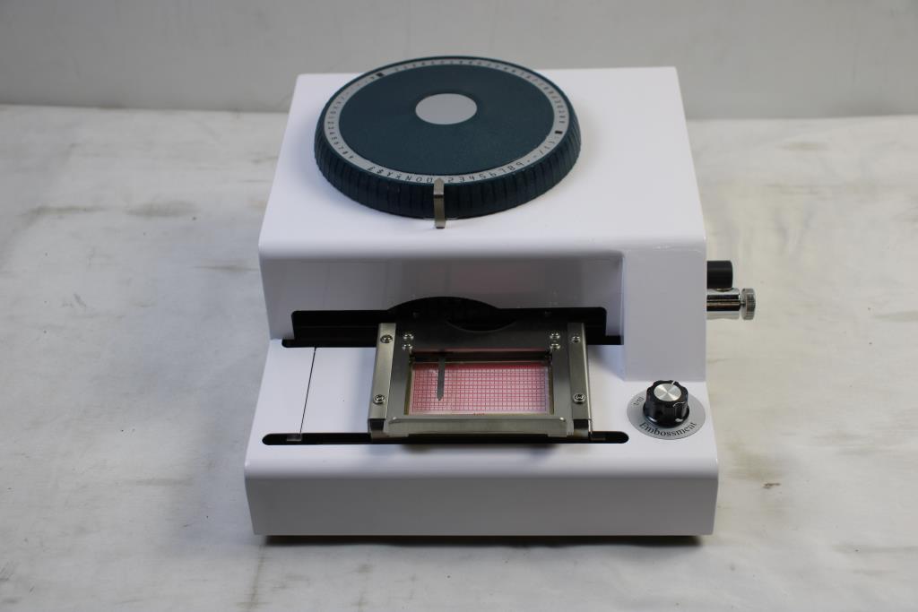 Pvc Card Machine Embrosser | Property Room
