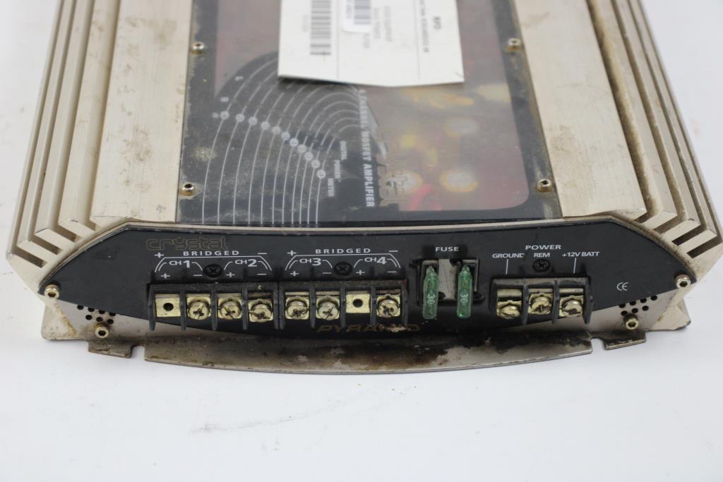 Pyramid PB-1080 1400W Crystal 4 Channel Amplifier | Property Room