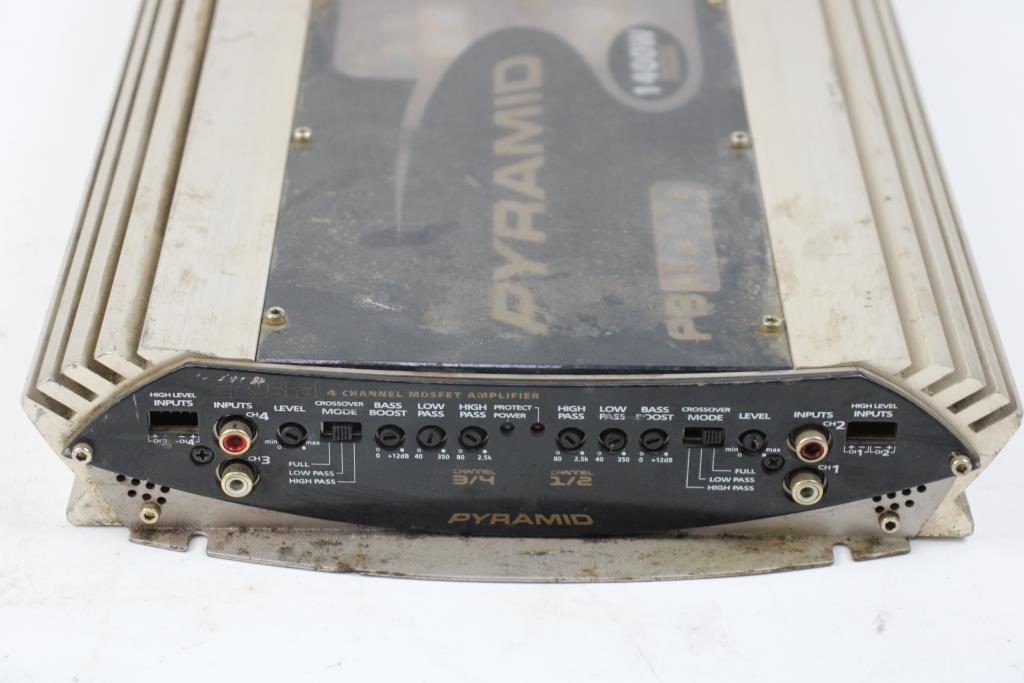 Pyramid PB-1080 1400W Crystal 4 Channel Amplifier | Property Room