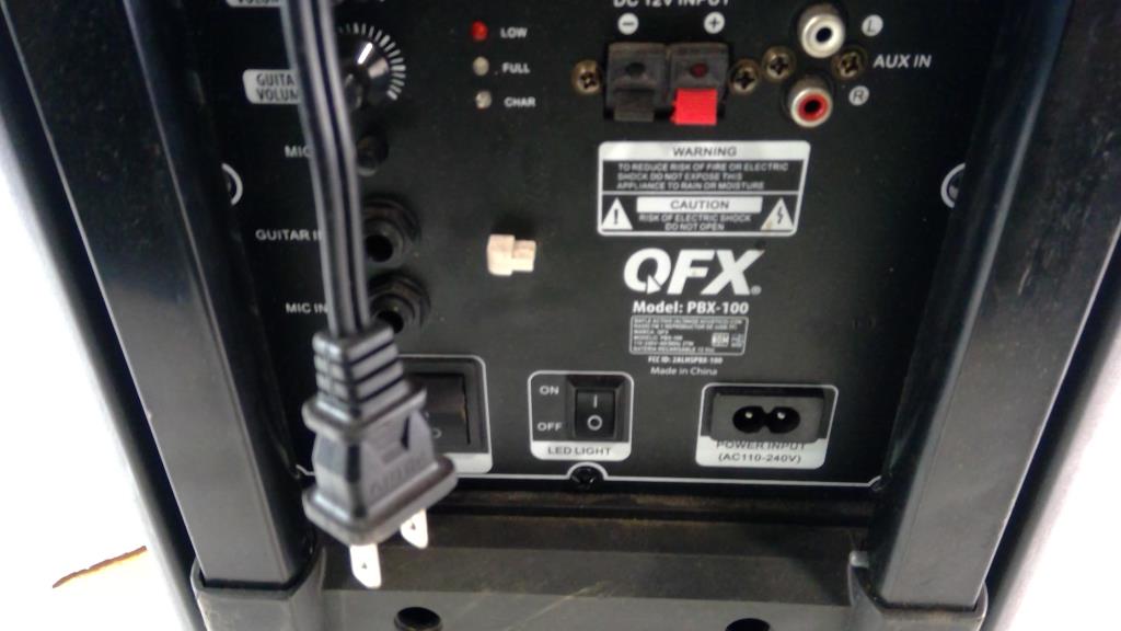 QFX Bluetooth Speaker | Property Room