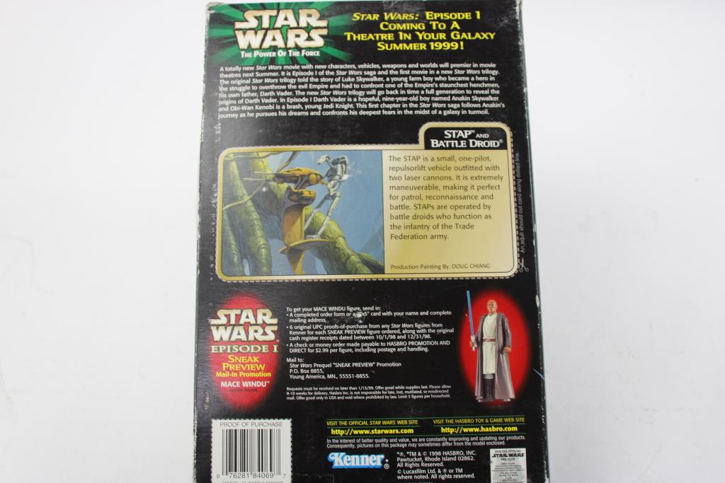 Qiyun Kenner Star Wars Stap And Battle Droid POTF Action Figure ...