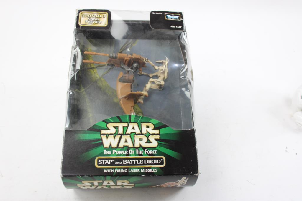 Qiyun Kenner Star Wars Stap And Battle Droid POTF Action Figure ...