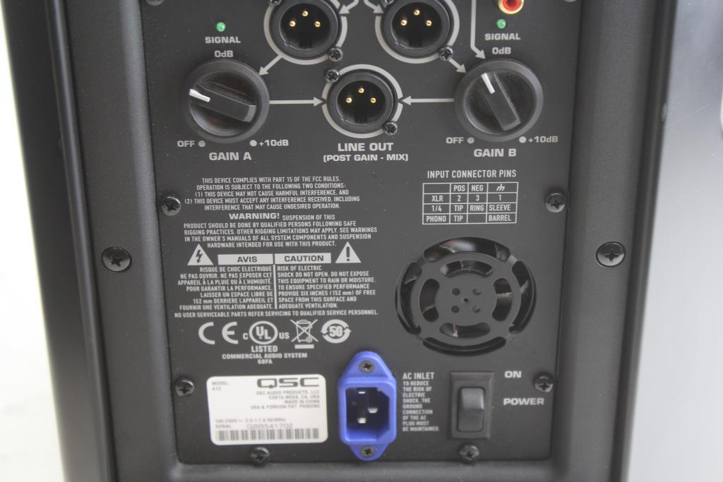 QSC K12 Active 2-Way Loudspeaker | Property Room