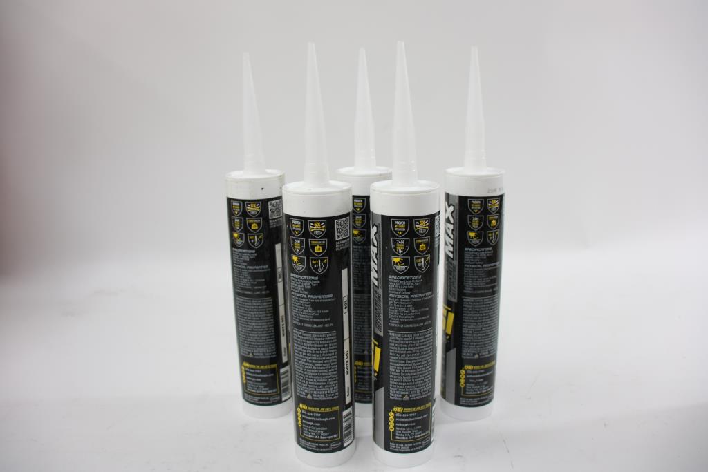 Quad Max Door And Siding Sealants, 5 Pieces | Property Room