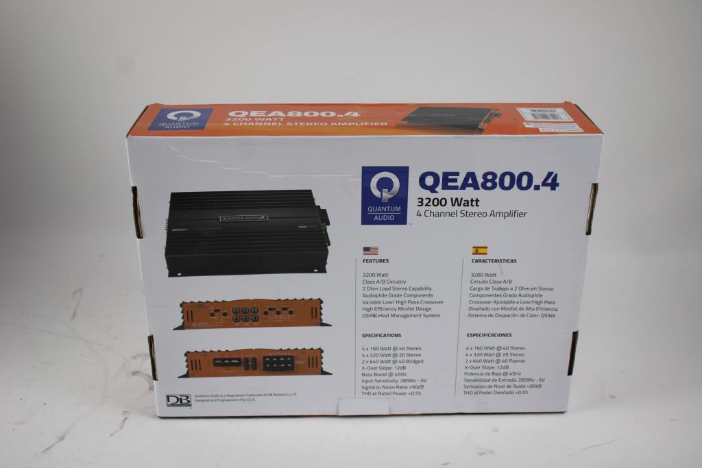 Quantum Audio QEA800.4 Amplifier | Property Room