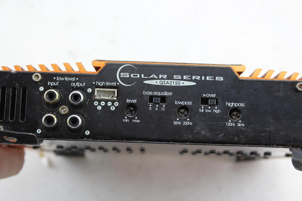 Quantum Audio Qsa2150 Solar Series Amplifier | Property Room
