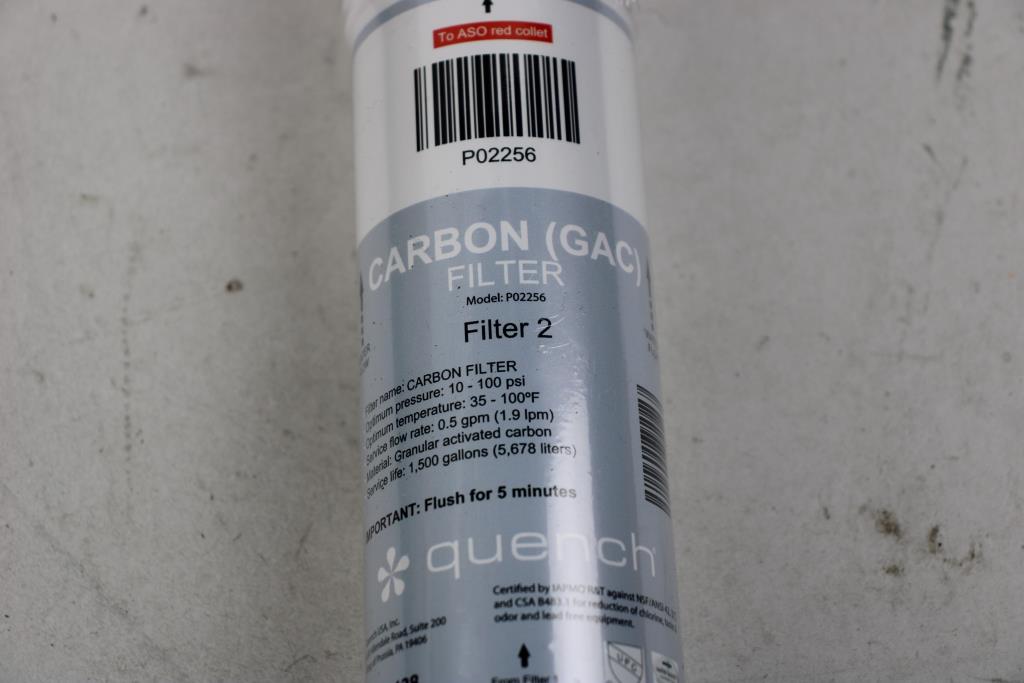 Quench Carbon (GAC) Filter Model P02256 Filter 2 | Property Room