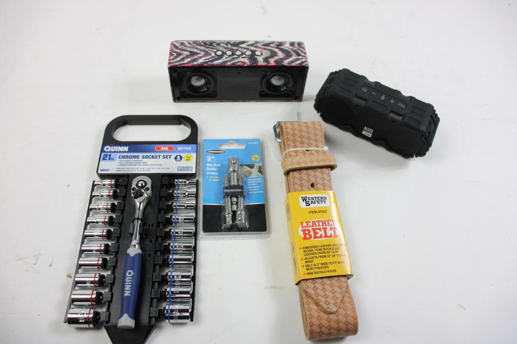 Quinn Chrome Socket Set, Storehouse Heat Shrink Tubing Assortment ...