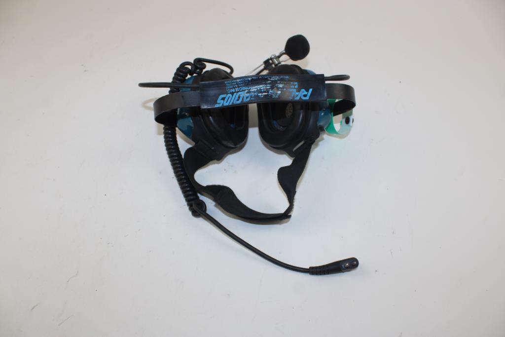 Racing Radios Behind The Head Two-Way Headset With Radio Attachment ...