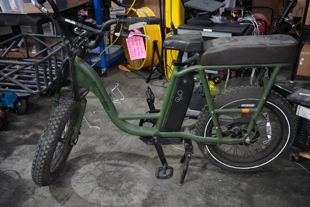Rad Power Olive Green Electrical Bike | Property Room