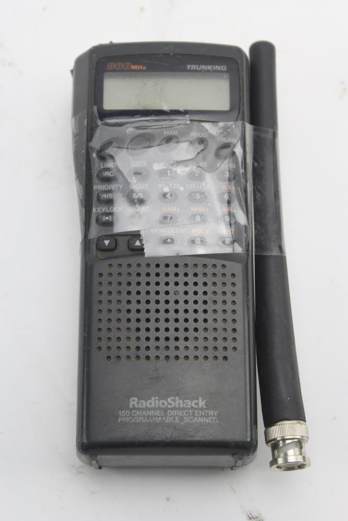 RadioShack 150 Channel Programmable Trunking Scanner | Property Room
