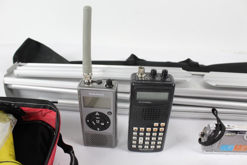 RadioShack Pro-107 Trunking Scanner & More, 9 Items | Property Room
