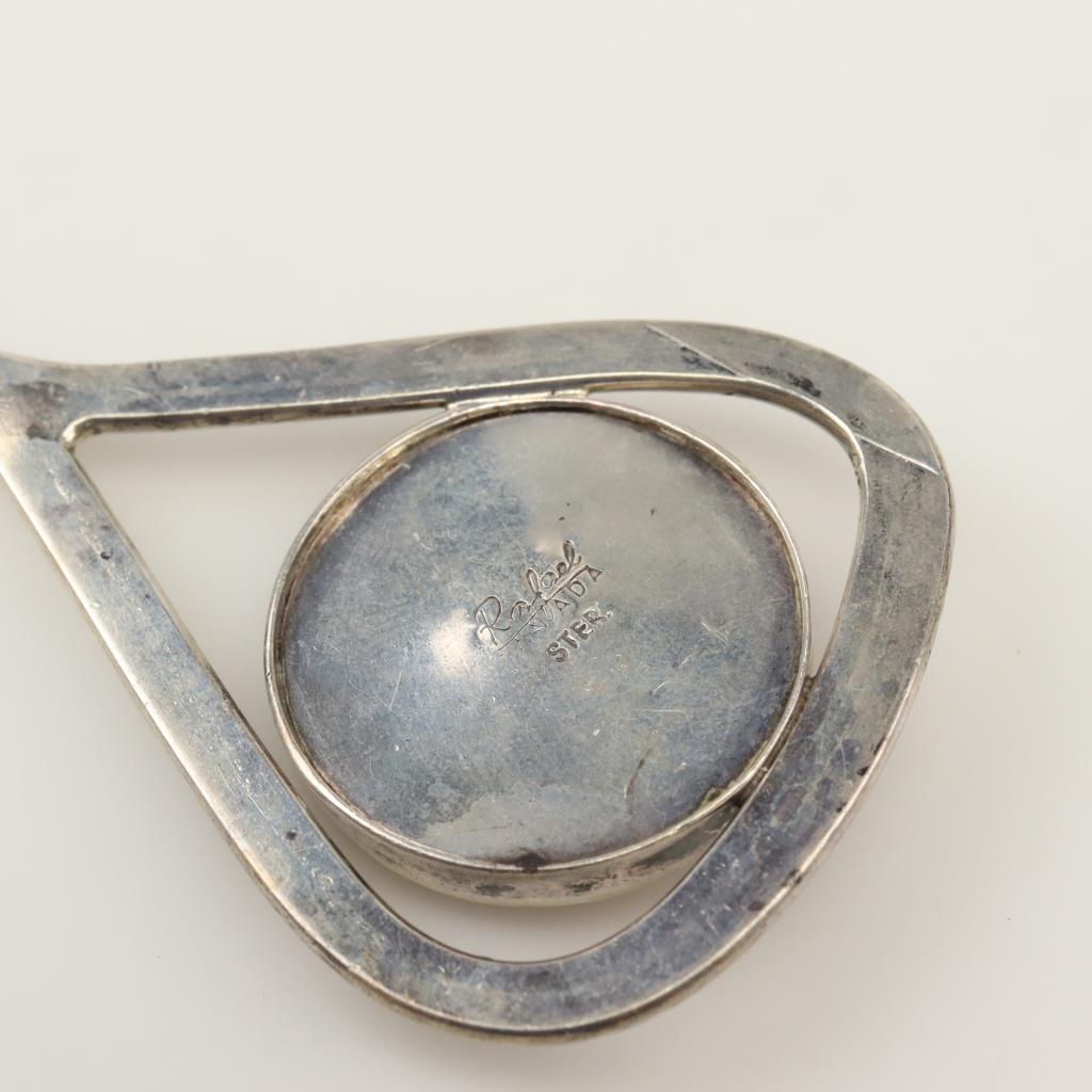 Rafael Sterling Silver Rhodochrosite Pendant | Property Room