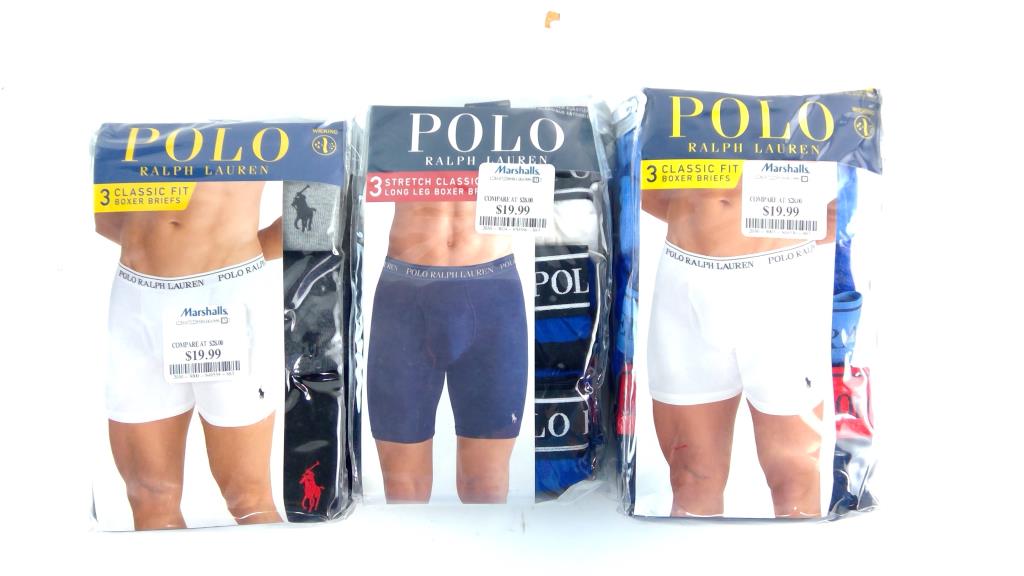 Ralph Lauren Classic Boxer Briefs, 3 Pieces | Property Room