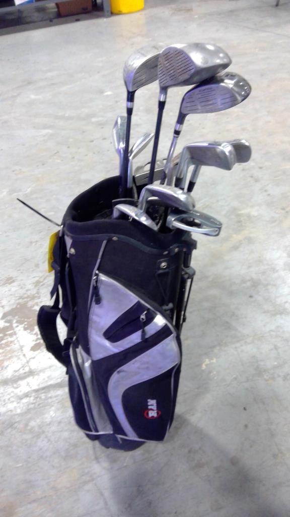 Ram Bag With Clubs, 10+ Pieces | Property Room