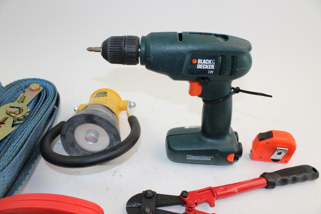 Ratcheting Ties, Black & Decker Versapak Drill, & More In AWP Tool Tote ...