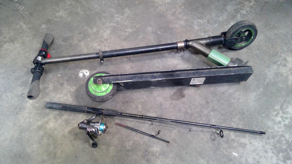 Raven Fish Pole, E-Scooter | Property Room