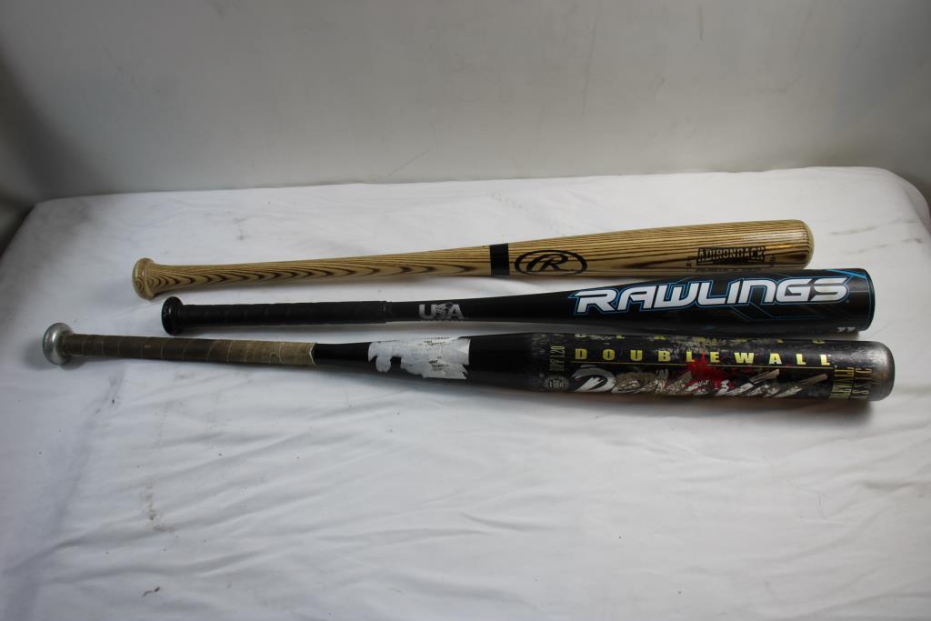 Rawlings And More Baseball Bat Bulk Lot, 6 Pieces | Property Room