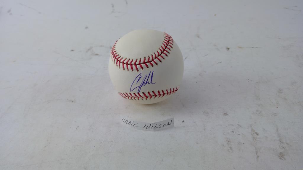 Rawlings Craig Wilson Autographed Baseball | Property Room