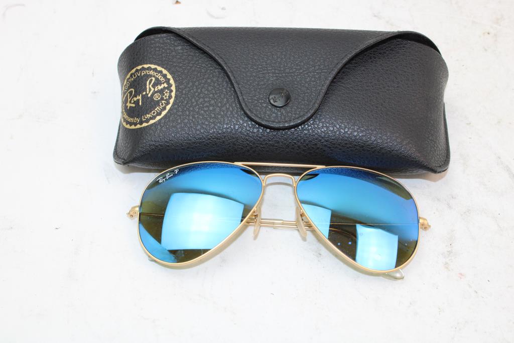 Ray Ban P RB3025 Aviator Sunglasses | Property Room