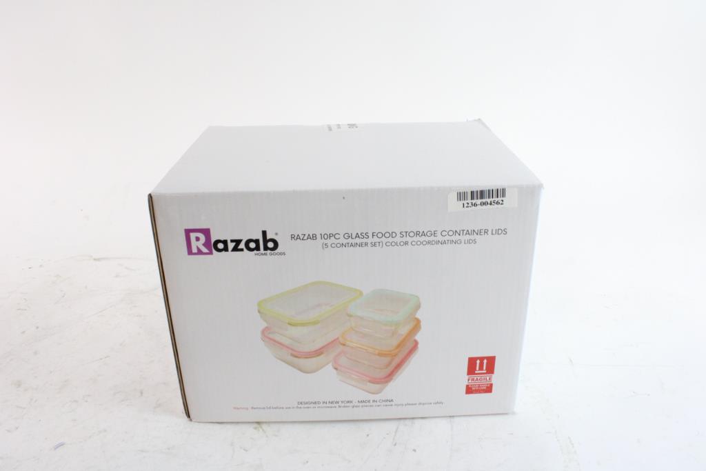 Razab 10pc Glass Food Storage Lids | Property Room