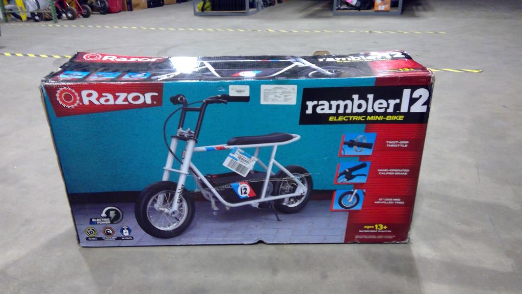 Razor Rambler 12 Electric Mini-Bike | Property Room