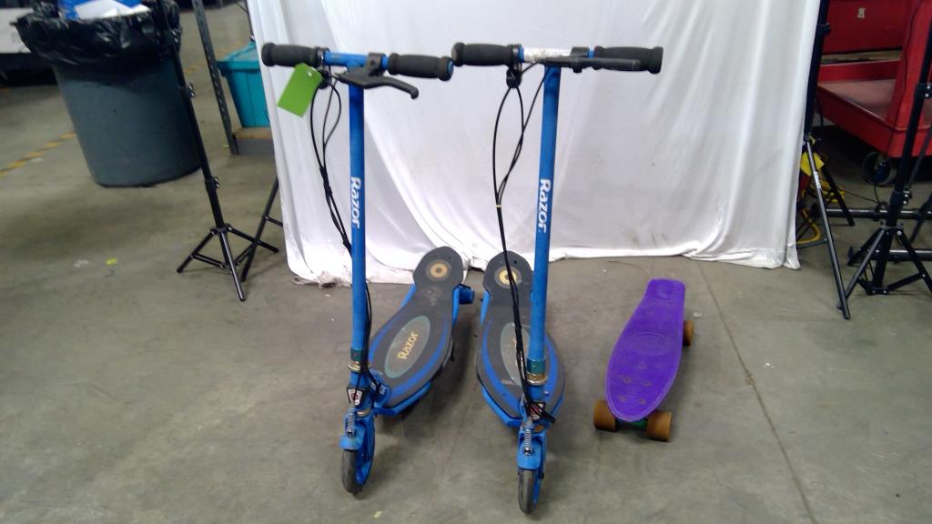 Razor Scooters And Penny Board, 3 Pieces | Property Room