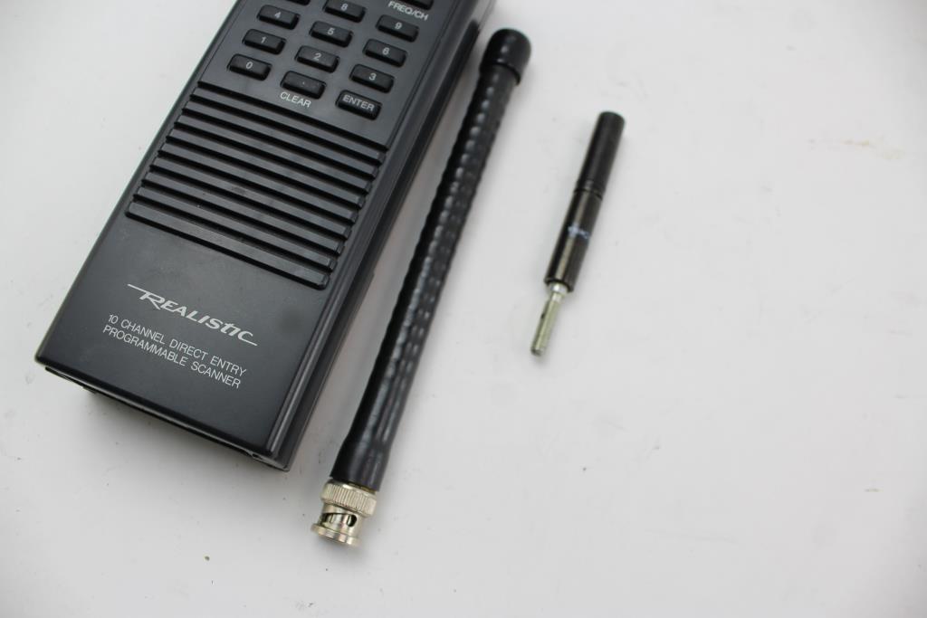Realistic 10 Channel Direct Entry Programmable Scanner | Property Room